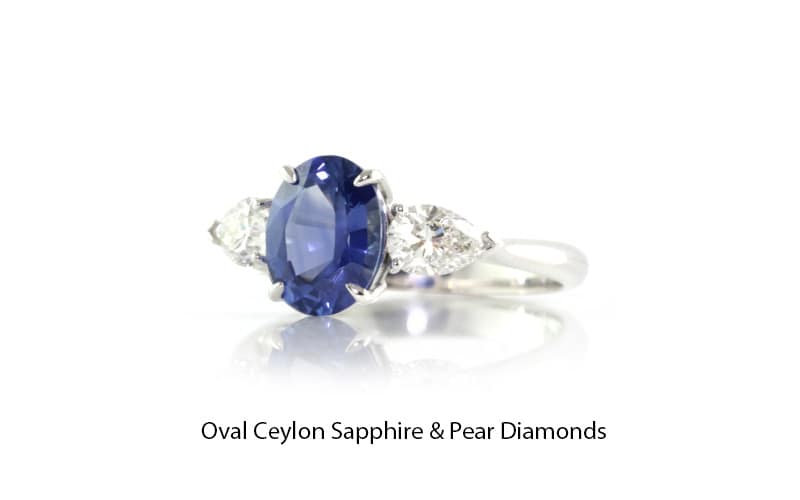 Blue Sapphire Engagement ring - Bentley De Lisle