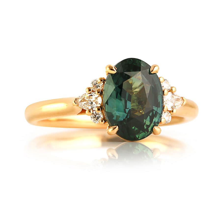 Teal Sapphire Ring | Brisbane