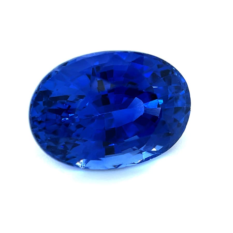 6.13ct Oval Royal Blue Sapphire | Gemstone | Bentley De Lisle